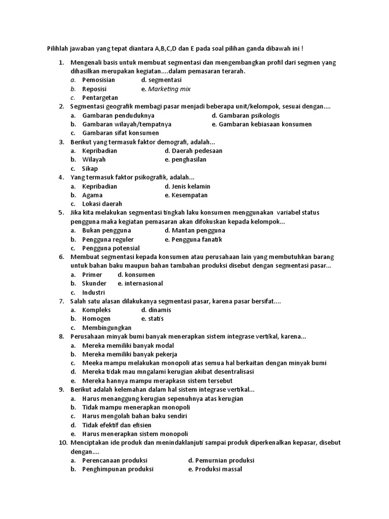 Soal Produk Kreatif Dan KWU - XII TKJ | PDF | Bisnis