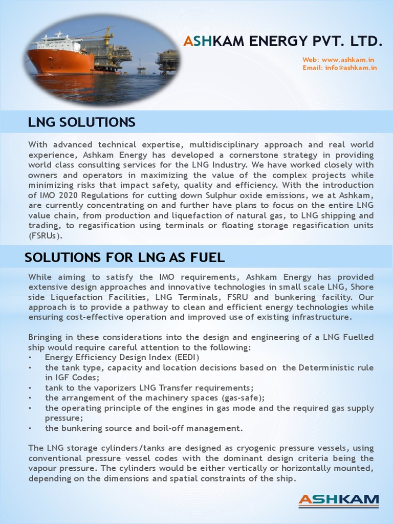 LNG Solutions for Industry Experts | PDF | Business | Computers