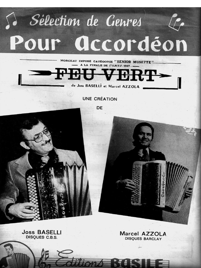 Joss Baselli & Marcel Azzola - Feu Vert | PDF