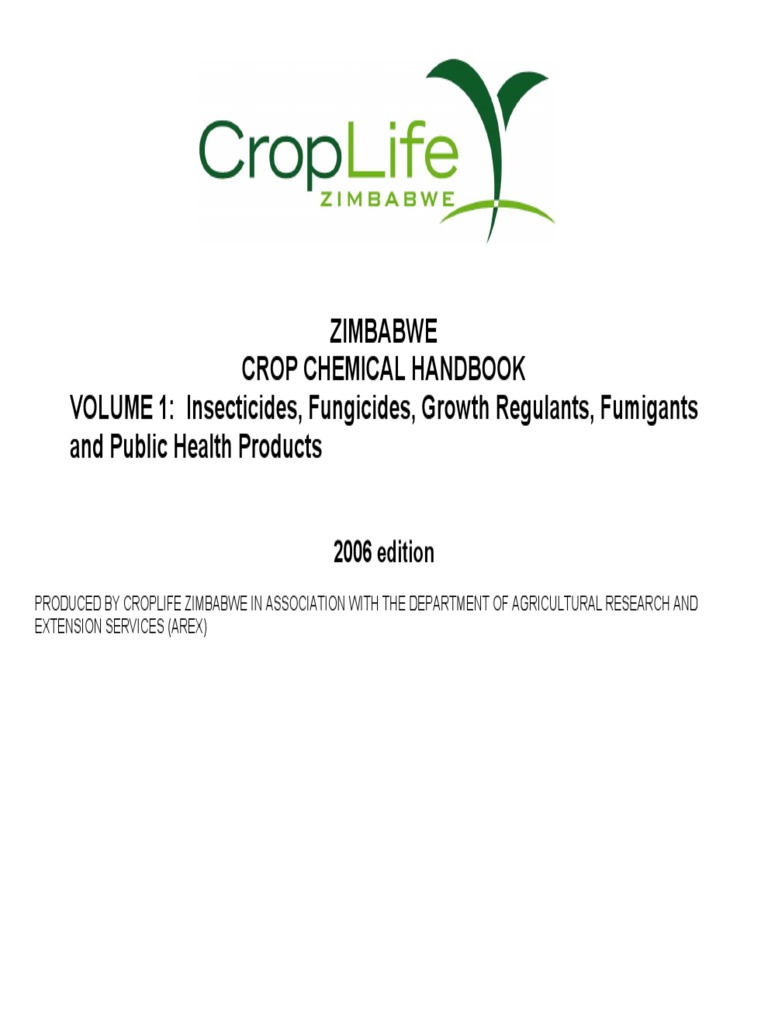Crop Chemical Hand Book Vol 1 | Download Free PDF | Toxicity | Chemicals