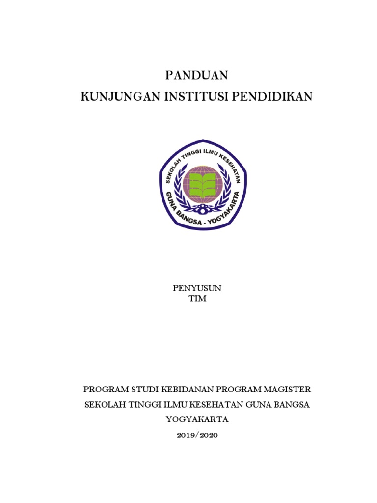 PANDUAN Kunjungan Institusi Pendidikan | PDF