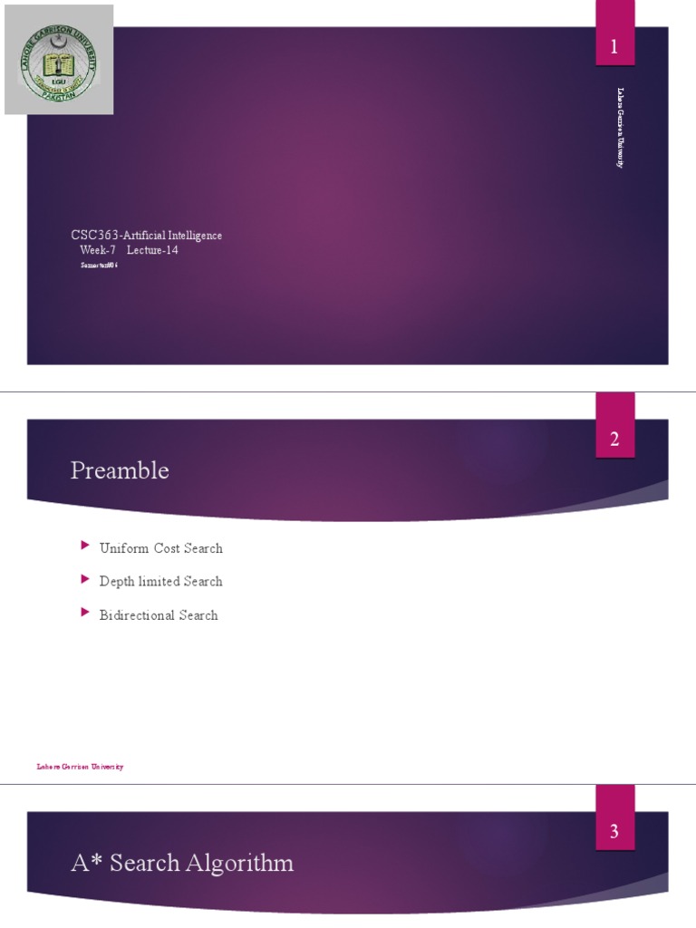 14-A Star Search | Download Free PDF | Algorithms And Data Structures | Teaching Mathematics
