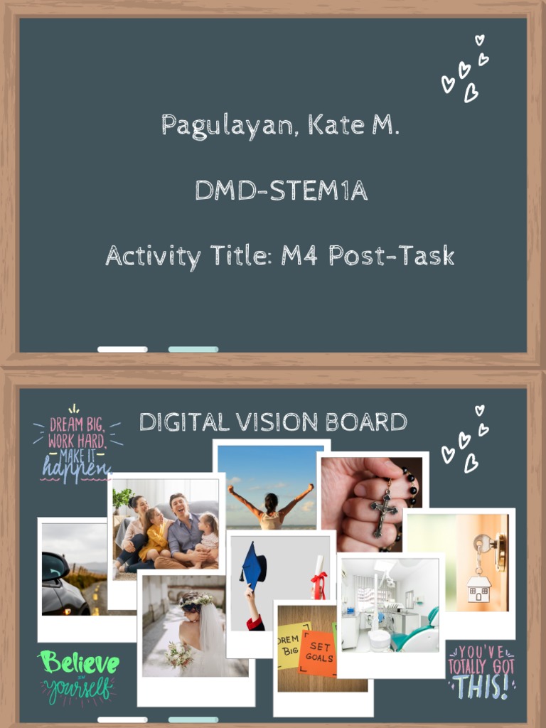 Pagulayan, Kate M. Dmd-Stem1A Activity Title: M4 Post-Task: Ryan's Chores | PDF