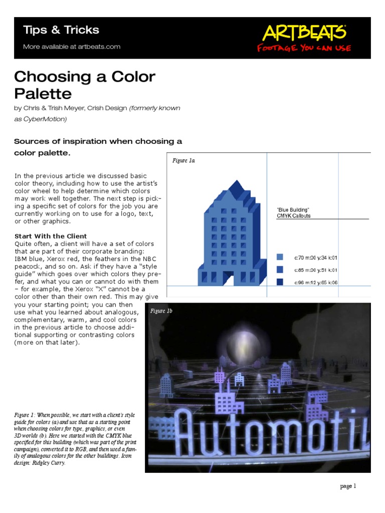 Choosing A Color Palette: Tips & Tricks | PDF | Rgb Color Model ...