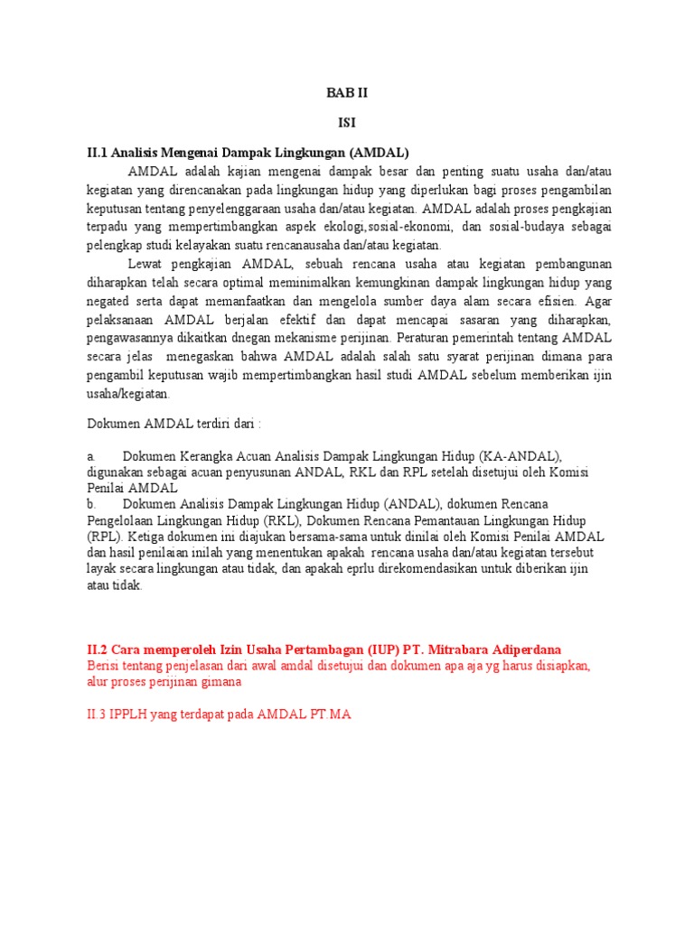 Bab 2 Isi Kasus CV - Arjuna | PDF