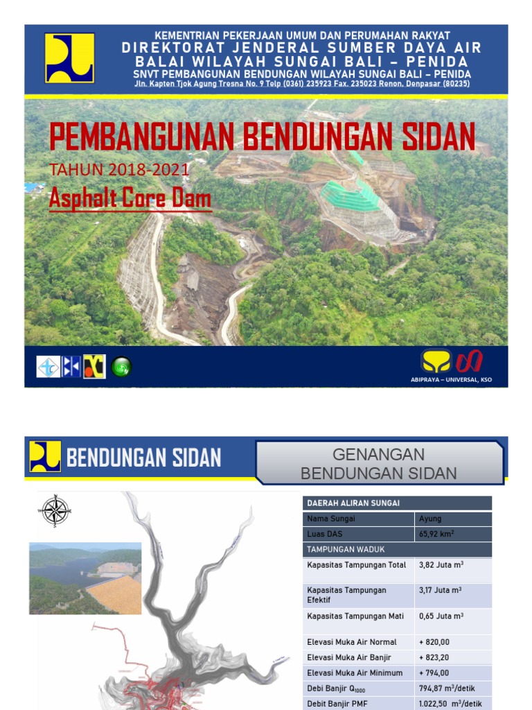 Desain Bendungan Aspal Indonesia | PDF