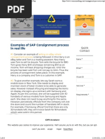 Consignment Process in SAP SD | PDF | Goods | Inventory