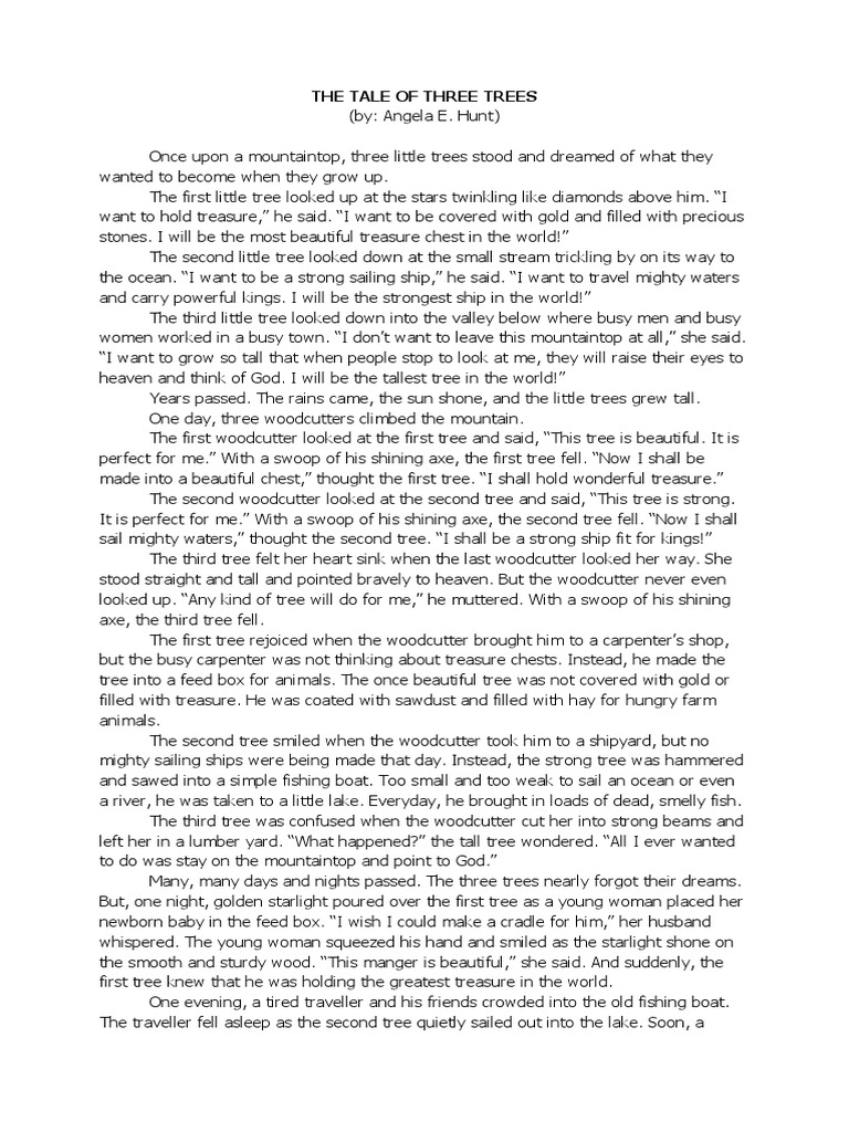 The Tale of Three Trees | PDF | Trees