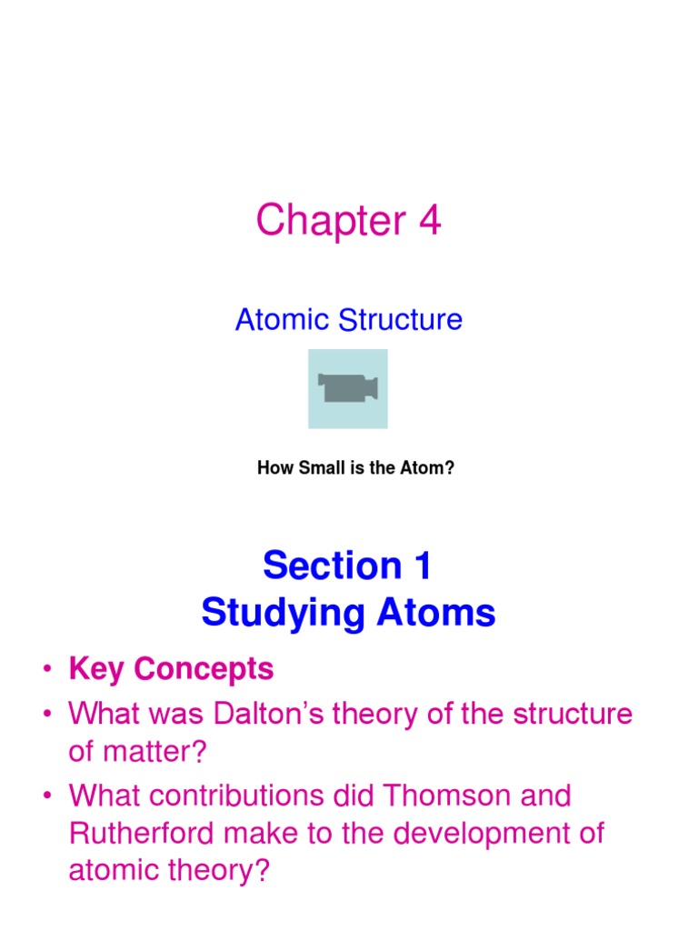 Atomic Theory 2 | PDF | Atoms | Atomic Nucleus