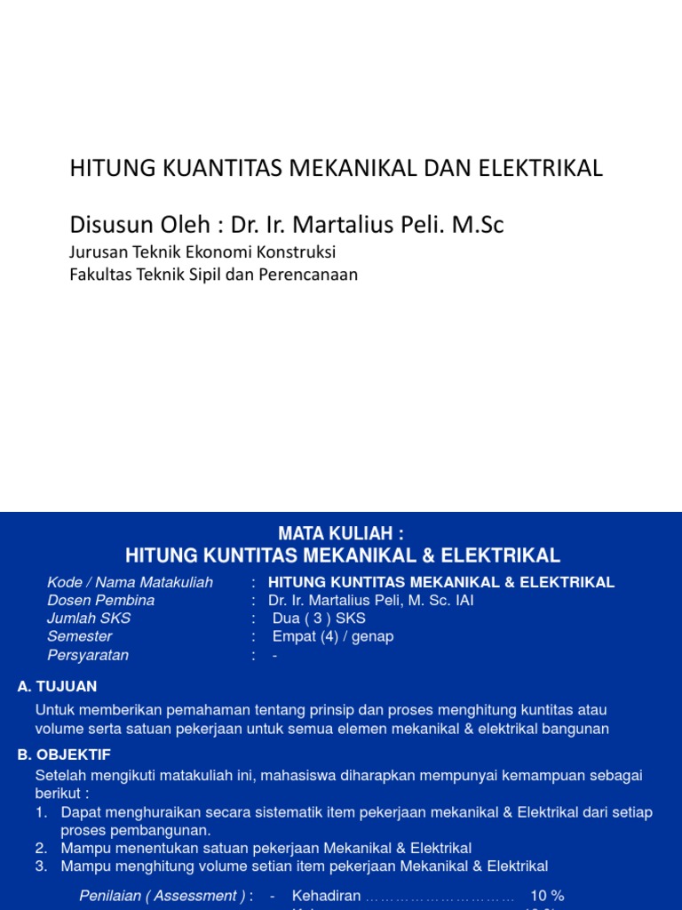 Materi M & E1 | Pdf