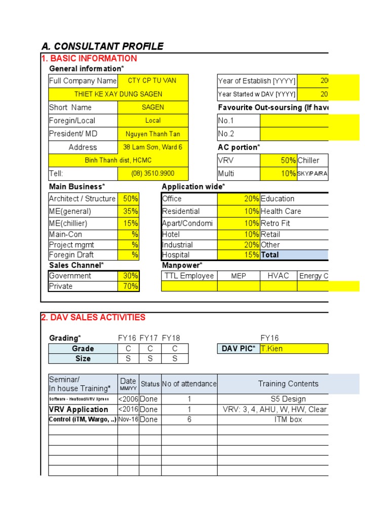 Consultant Profile Trung Kien | PDF | Vietnam | Business