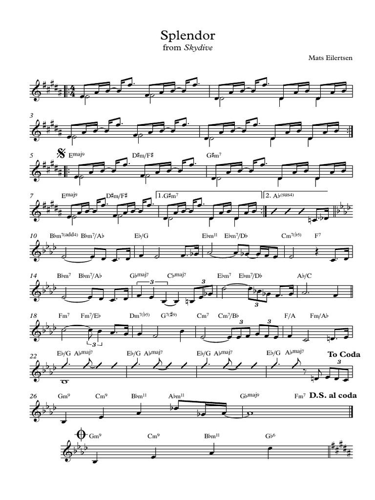 Splendor - Sheet Music | PDF | Chess Theory | Chess