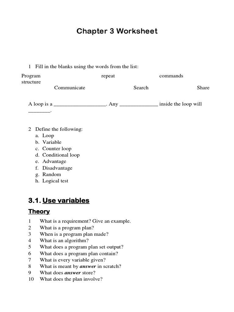 RM - DL.Oxford Computing 2nd Ed Grade 5 Chapter 3 Worksheet | PDF ...