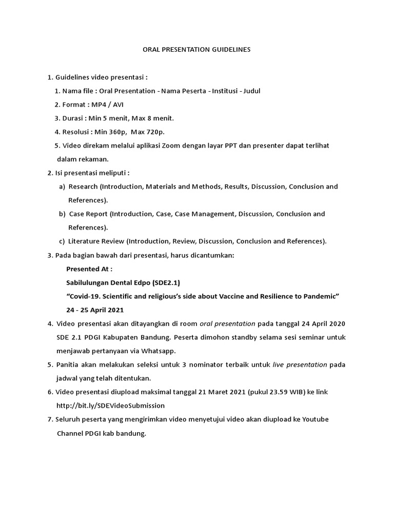 Short Lecture - Study Case - Literatur Review Presentaton Guidelines ...