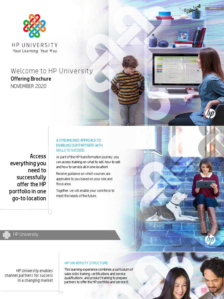 HP University - Offering Brochure-EN | PDF | Hewlett Packard | Sales