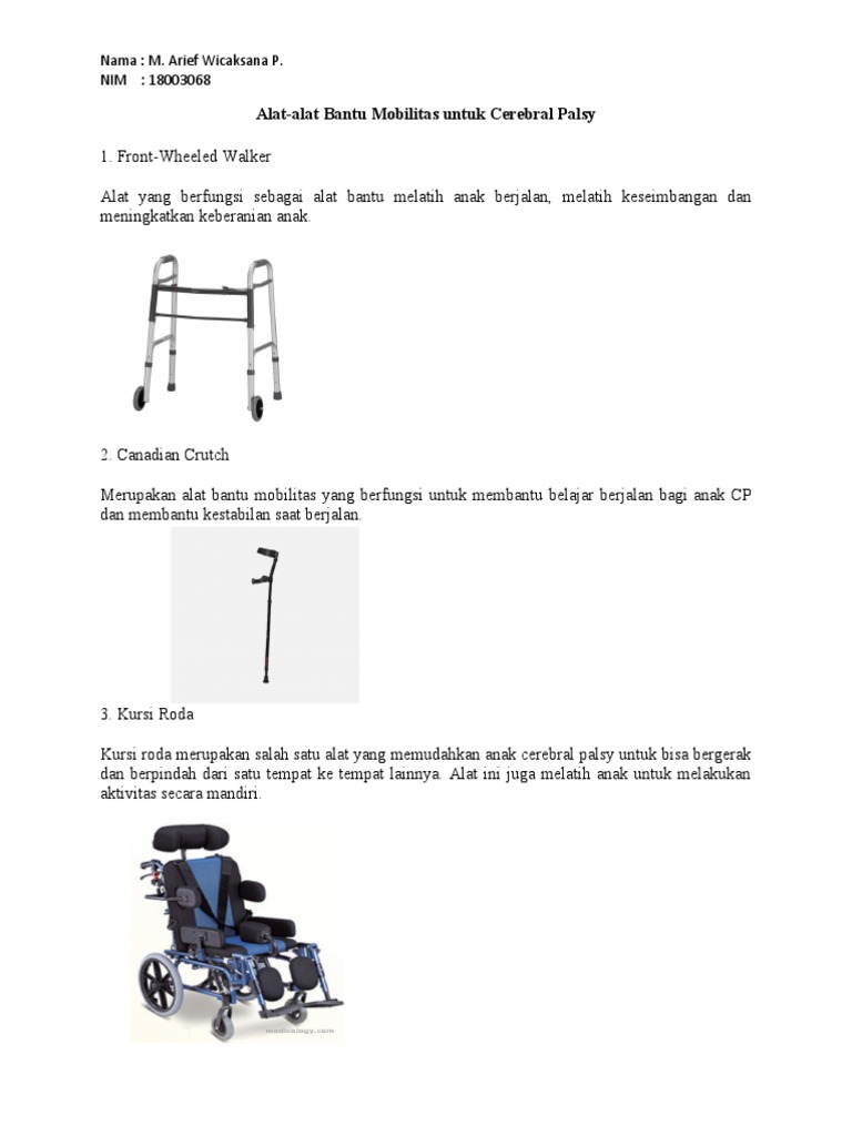 Alat Bantu Untuk Cerebral Palsy | PDF