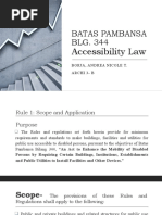 Batas Pambansa BLG. 344: Accessibility Law | PDF | Accessibility | Bus