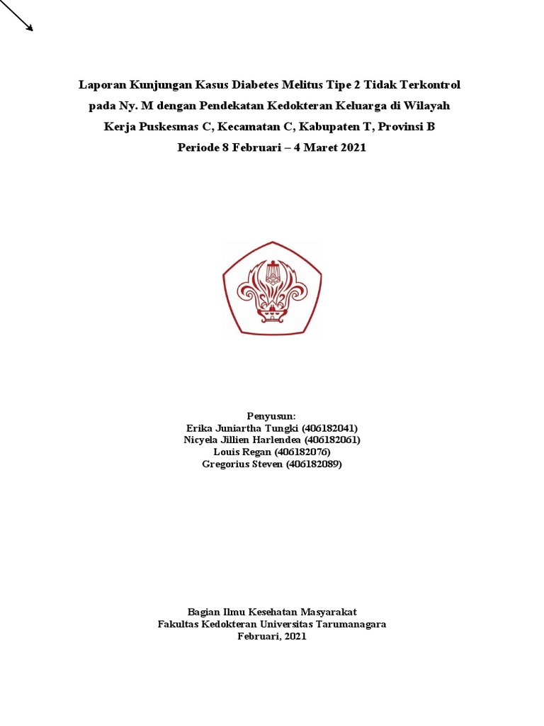 Tugas KK BAB I-VIII - DM - Puskesmas Cikupa Lengkap | PDF