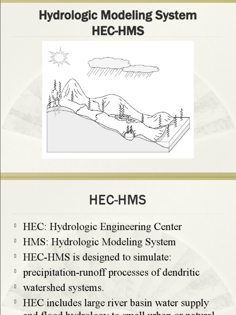 Hydrologic Modeling System Hec-Hms | PDF | Flood | Drainage Basin