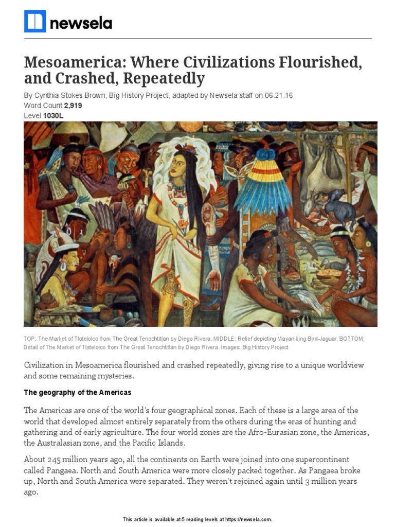 Mesoamerica: Where Civilizations Flourished, and Crashed, Repeatedly ...