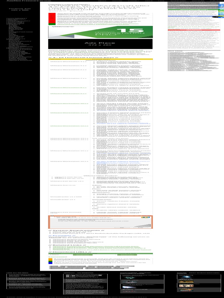 VMware Workstation Pro 4,5,6,7,8,9,10,11,12,14,15,16 Universal License ...