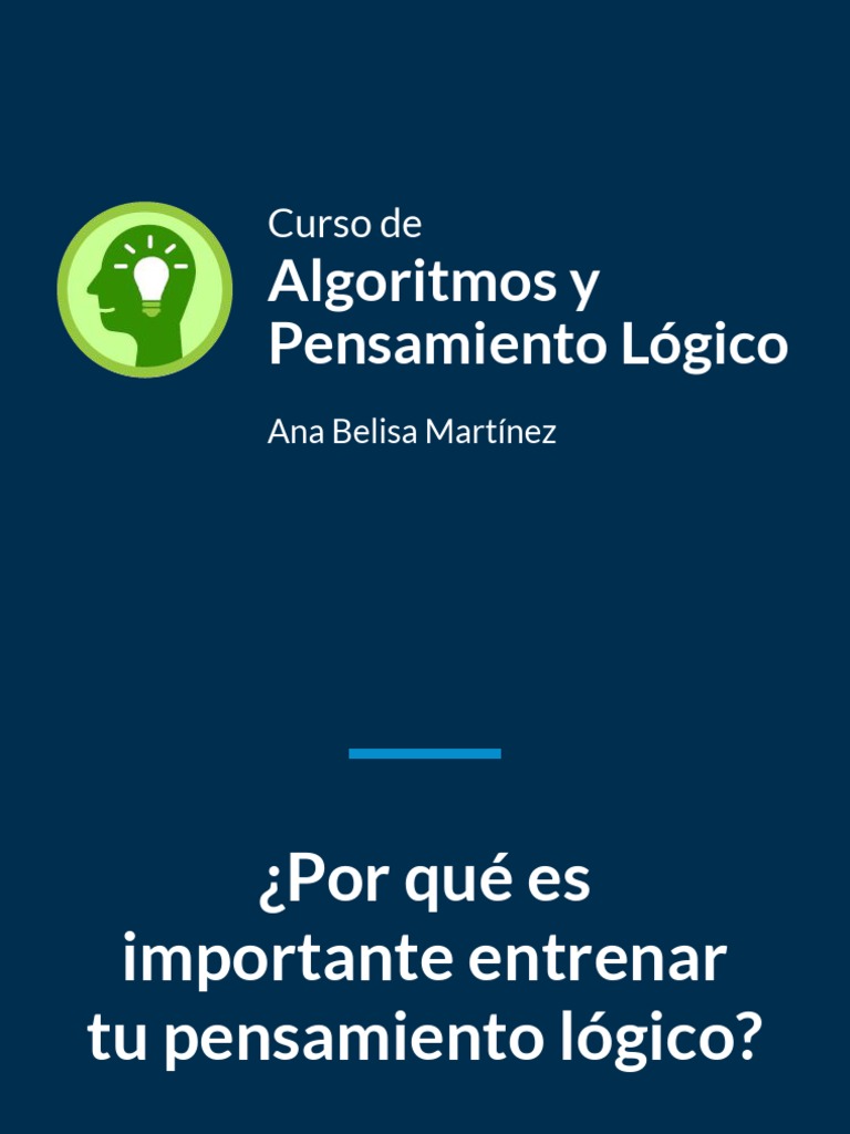 Slides de Algoritmos y Pensamiento Logico 12accec1 3e35 438e A738 ...