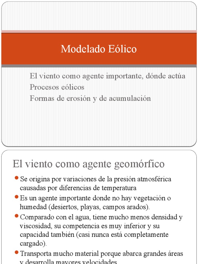Modelado Eólico | PDF | Herida | Erosión