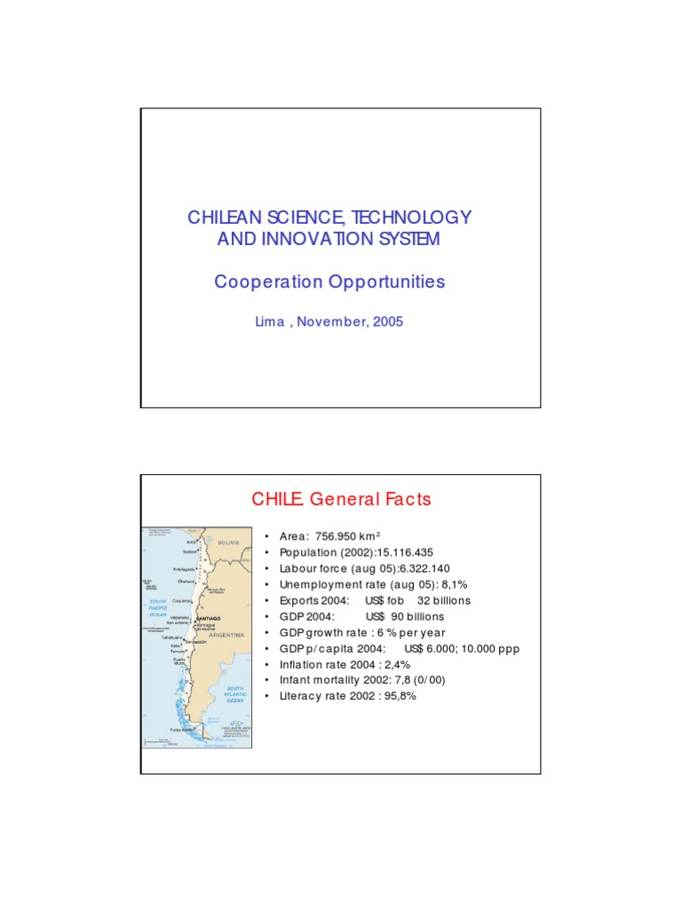 Chilean Science, Technology and Innovation System Cooperation ...
