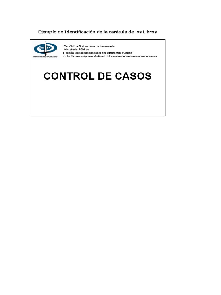 Ejemplo de Carátula de Libros | PDF