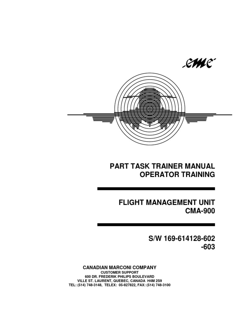 CMA-900 Flight Management Training Manual | PDF | Graphical User ...