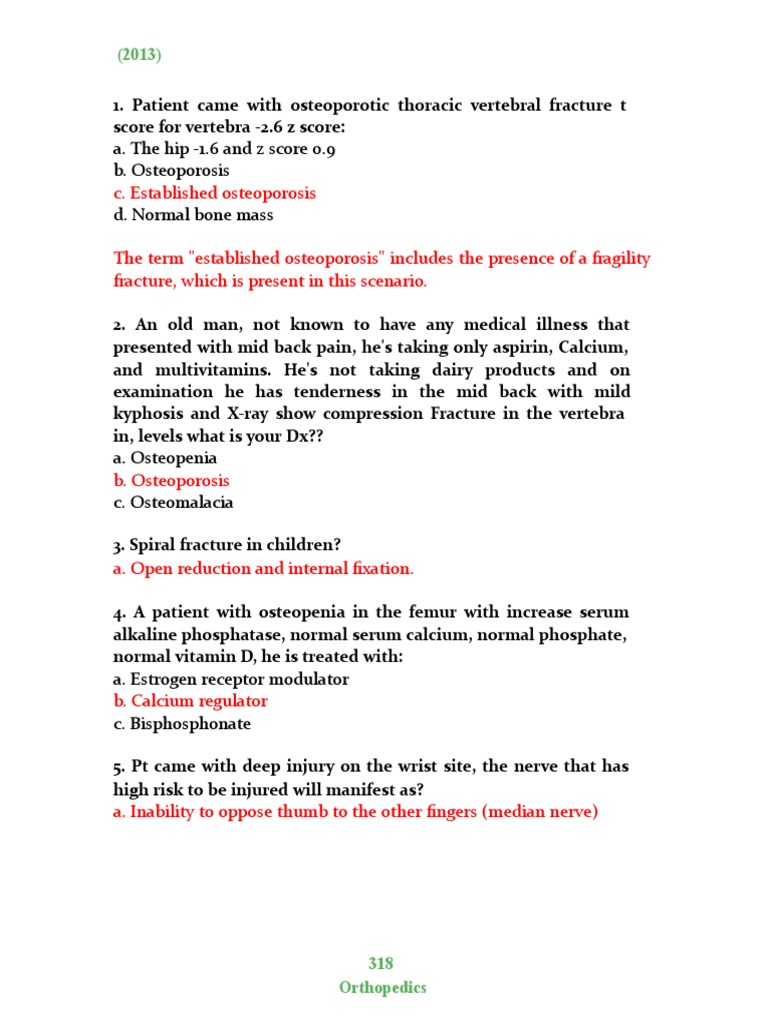 Orthopedic Review: A Comprehensive Examination of Common Orthopedic ...