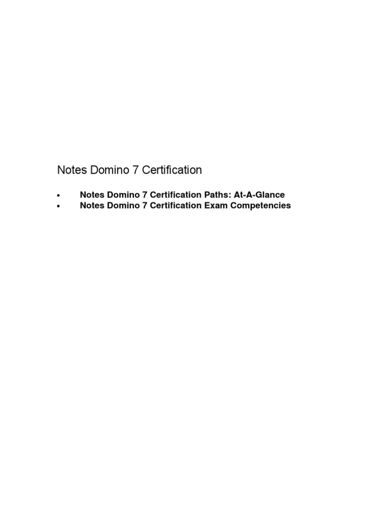 Lotus Notes and Domino 7 Certification Exam Guide | PDF | Ibm Notes ...