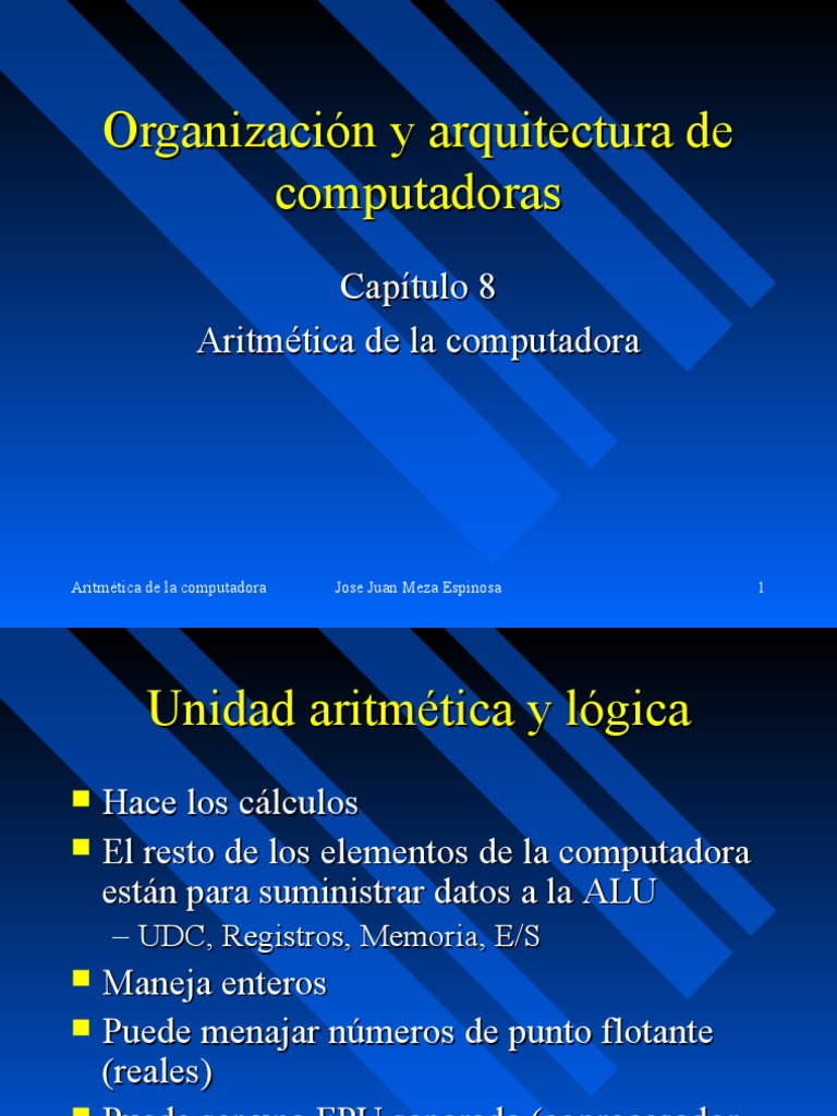 Aritmetica Del Computador | PDF | Poco | Notación Matemática