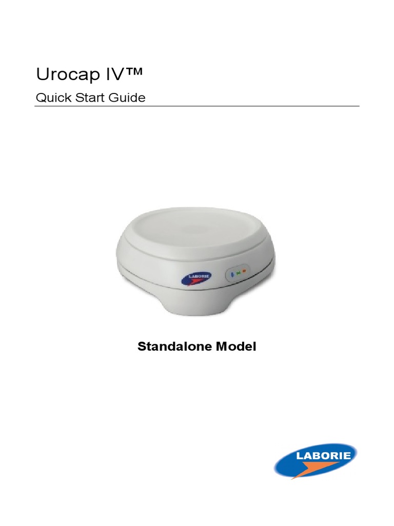UrocapIV Standalone Quick Start Guide V04 (MAN400) UC4 UM02 | PDF | Ac ...