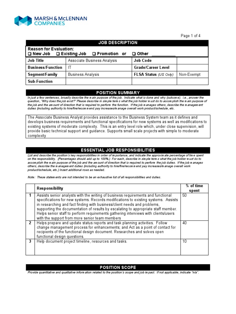 Associate Business Analyst Overview | PDF | Project Management ...