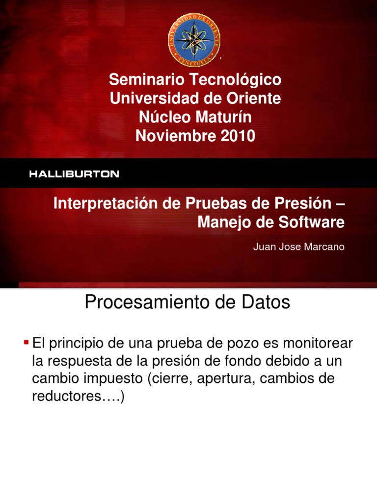 1 Interpretacion de Pruebas de Presion y Manejo Software PDF | PDF | Simulación | Software