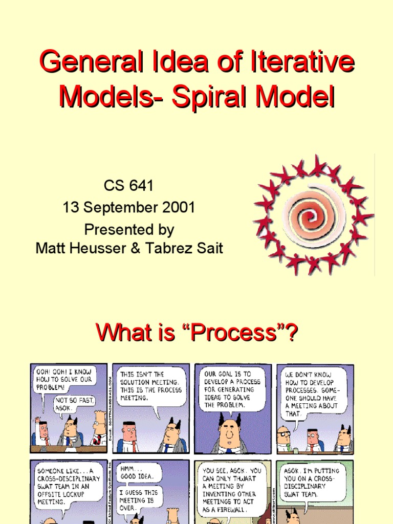 General Idea of Iterative Models-Spiral Model | PDF | Prototype | Life ...