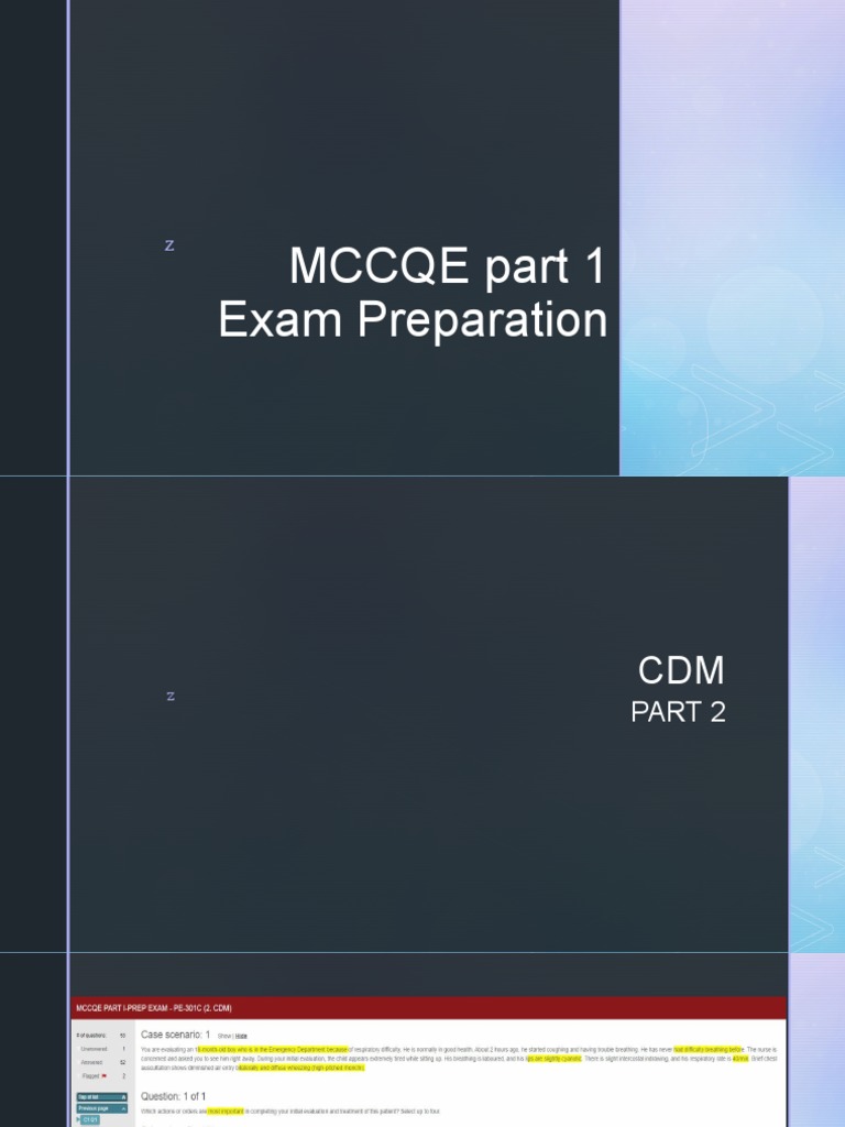 MCCQE Part 1 Exam Preparation | PDF