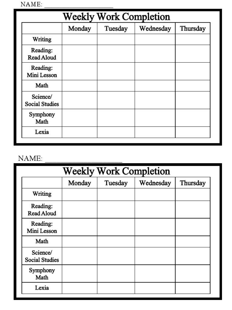 Work Completion Checklist | PDF
