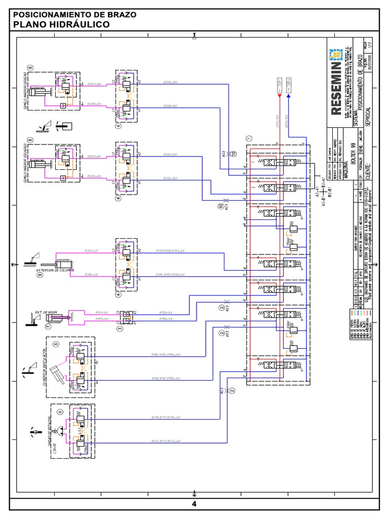 Planos Hidraulicos Bolter 99 | PDF
