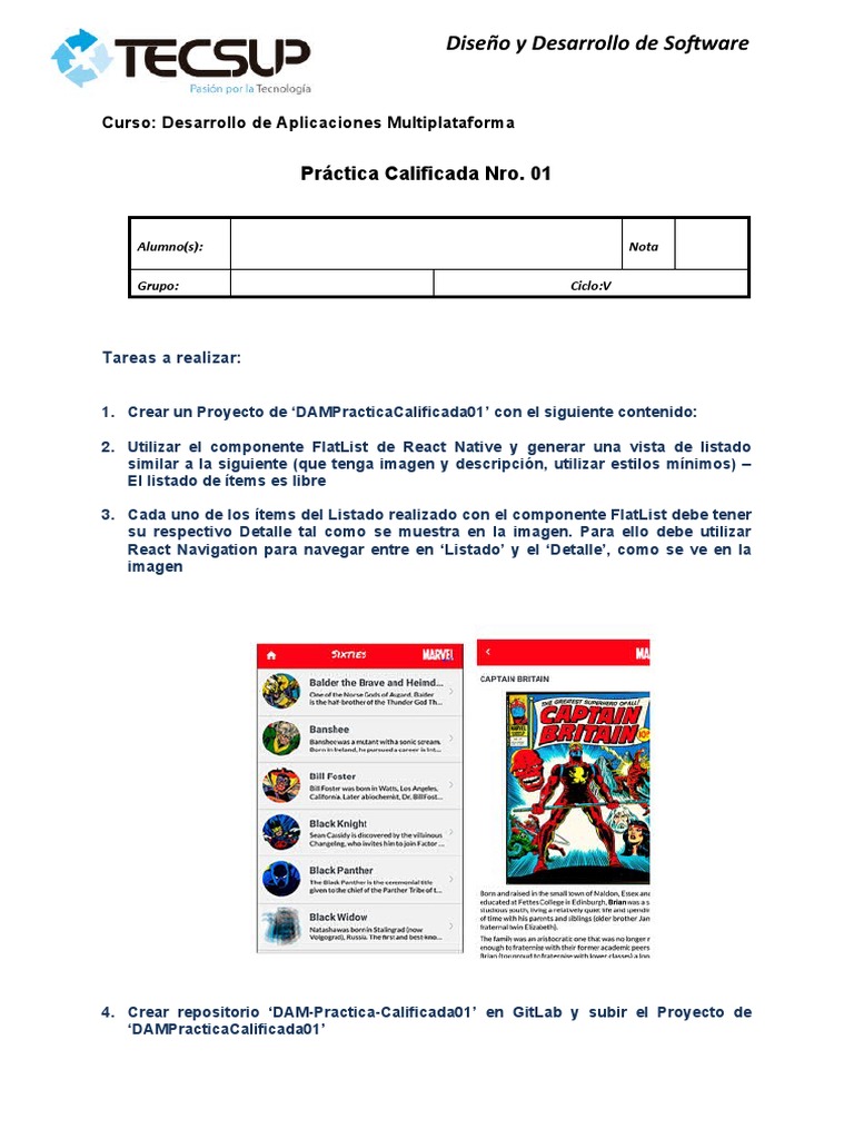 DAM - Practica Calificada 01 | PDF | Informática