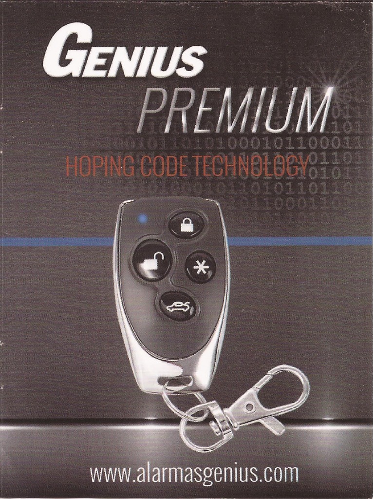 Alarma Genius Serie 2b 4 Botones g24 Se0001 | PDF