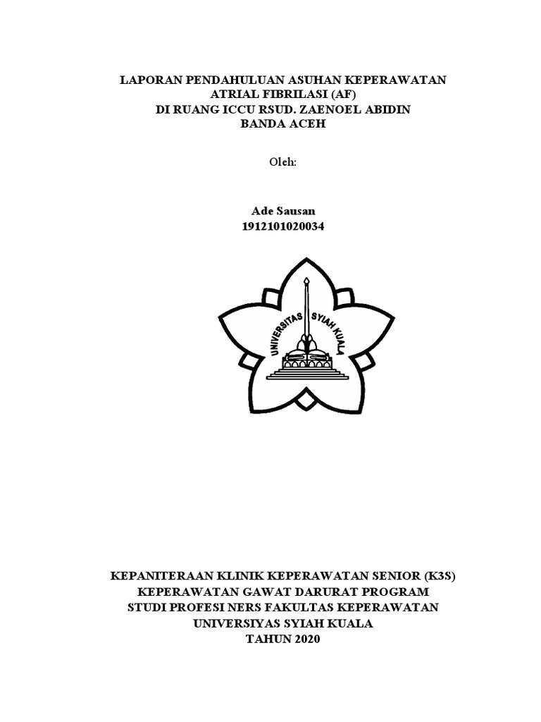 LAPORAN PENDAHULUAN AF | PDF