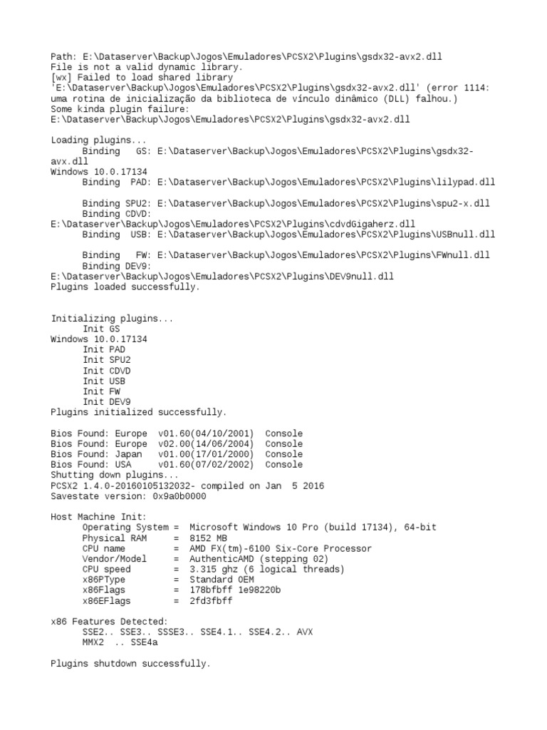 Emu Log | PDF | Computing Platforms | Computer Hardware