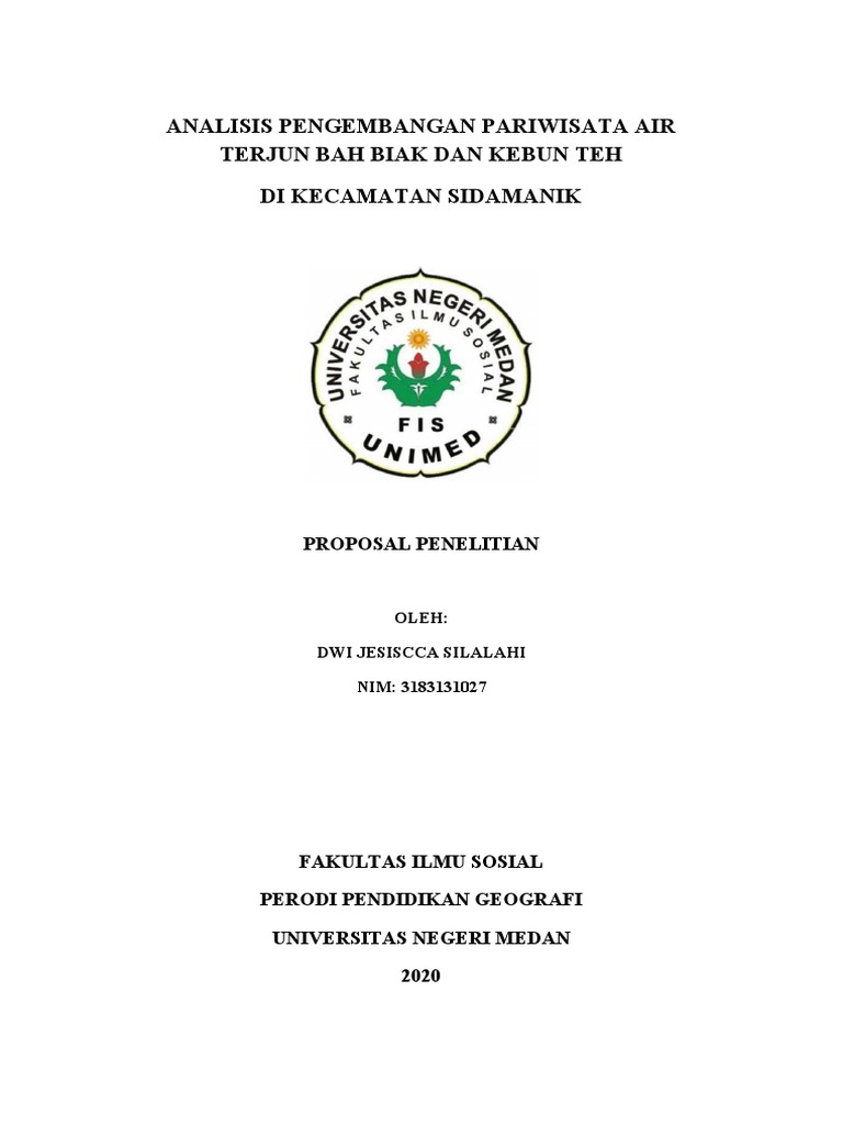 PROPOSAL Seminar DWI JESISCCA SILALAHI | PDF | Perjalanan