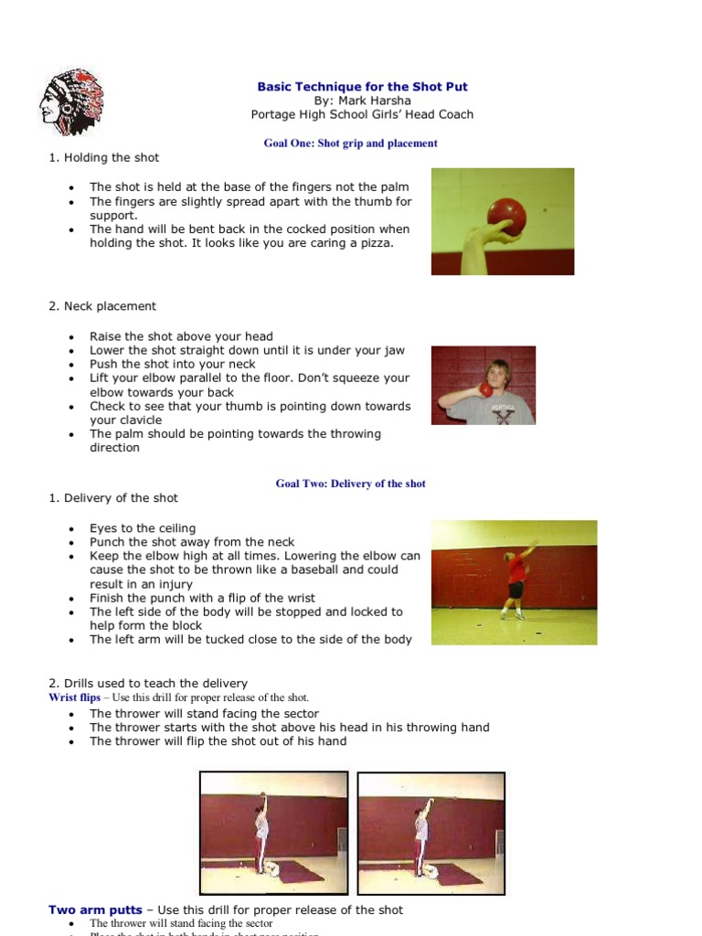 Basic Technic Shot Put 2 | PDF | Sports | Leisure