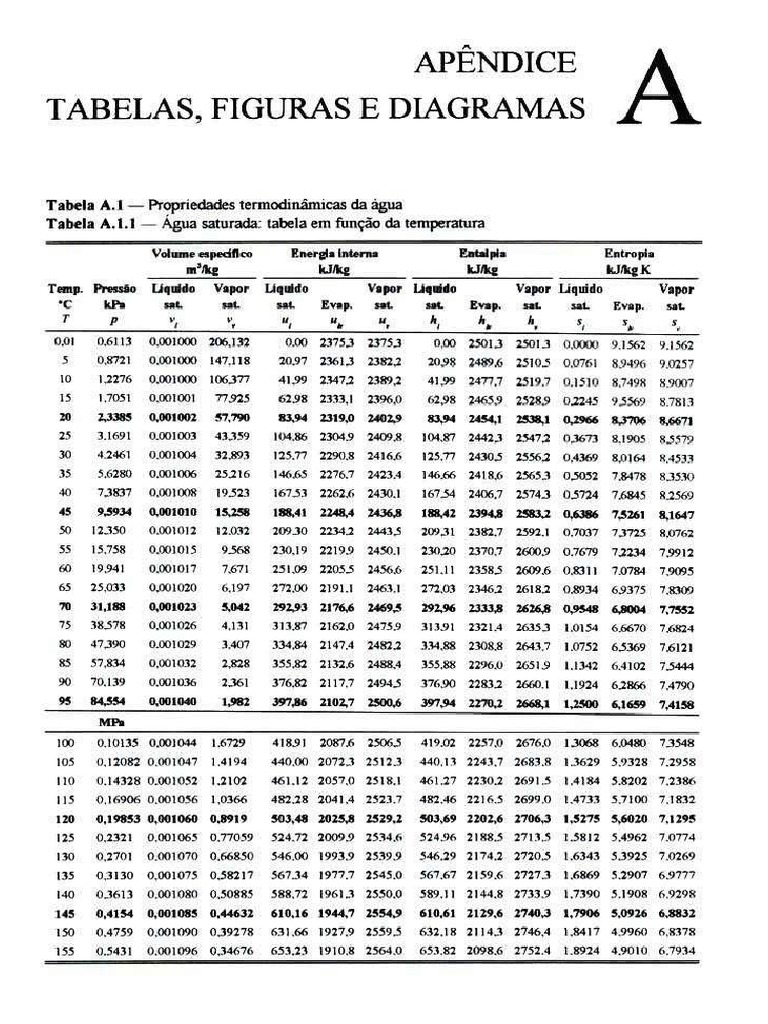 Fundamentos Da Termodinâmica Clássica - Somente Tabelas | PDF