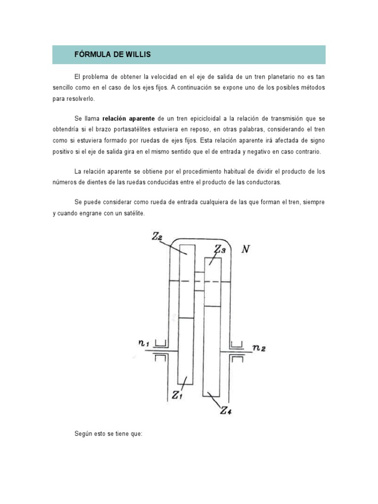 Fórmula de Willis | PDF