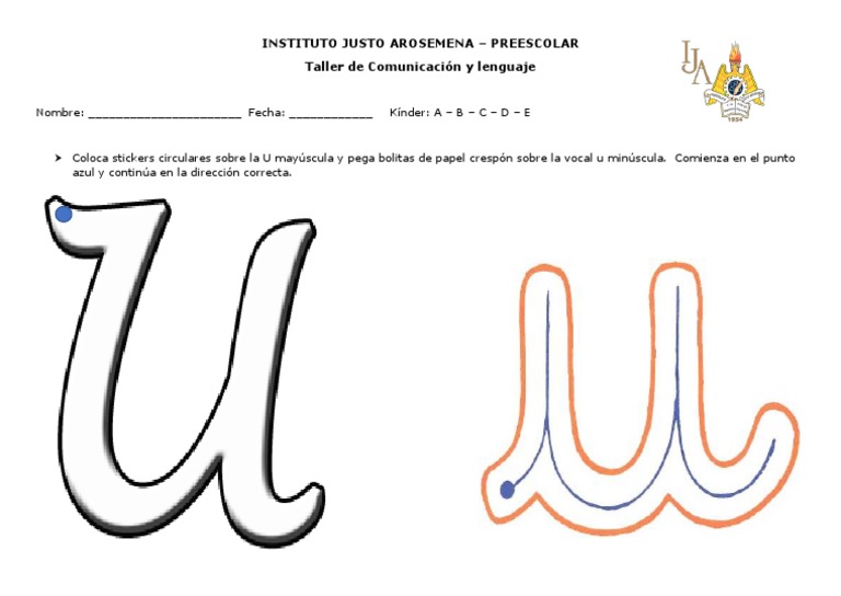 2021 TALLER DE LA VOCAL U 12 Al 16 de Abril | PDF | Artes del Lenguaje ...