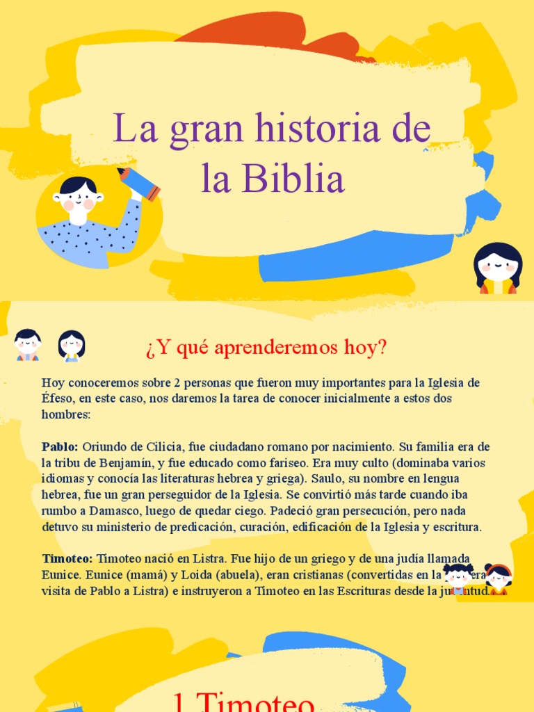 Pablo y Timoteo: Líderes de Fe | PDF | Pablo el apóstol | Religiones ...